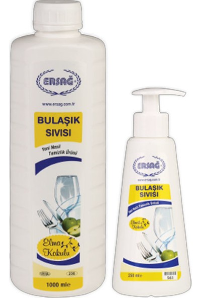 Ersağ Aparatlı Elmalı Bulaşık Sıvısı