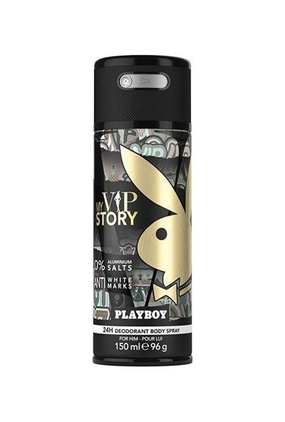 Playboy Vip Deodorant For Man 150 ml Playboy Vip Deodorant For Man 150 ml