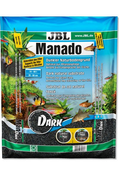 JBL Manado Dark Akvaryumlar İçin Koyu Renkli Doğal Zemin Toprağı 10 Lt JBL Manado Dark Akvaryumlar İçin Koyu Renkli Doğal Zemin Toprağı 10 Lt