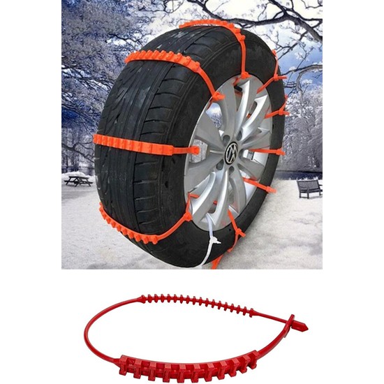 Sebura Yeni Nesil Pratik Plastik Kar Zincir/ 8'li / Tekrar Fiyatı