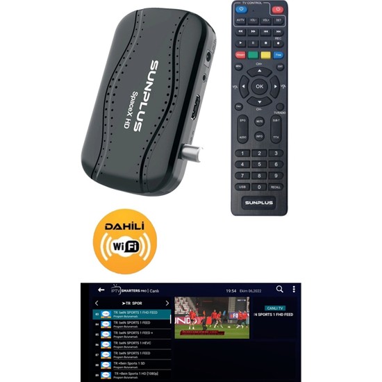 Sunplus Full Paket Hediye Yayın - Ip.tv - Full Hd Uydu Fiyatı