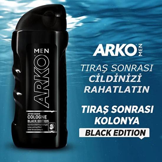 Arko Men Black Edition Tıraş Kolonyası 200 ml 3 Adet Fiyatı