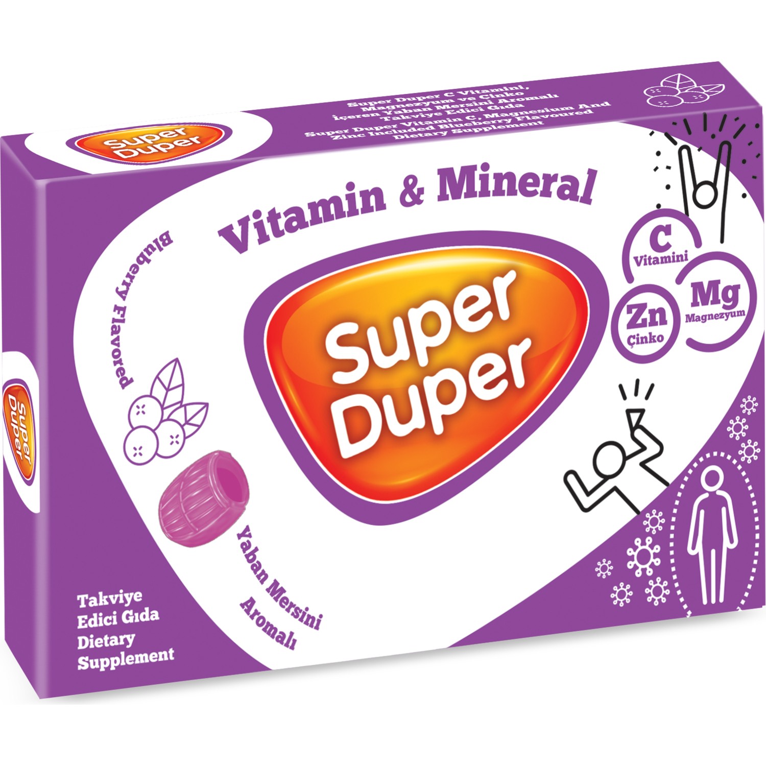 Super Duper Yaban Mersini Vitamin Mineral Bonbon 4 gr x 14 Fiyatı