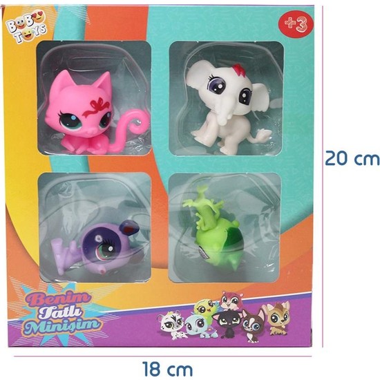 Bobo Toys Miniş Hayvan Figür Seti 4'lü Fiyatı - Taksit Seçenekleri