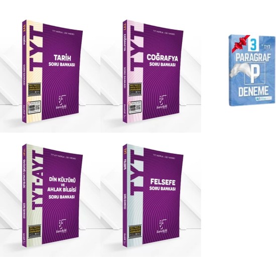 Karekök Yayıncılık TYT Tarih Coğrafya Din Kültürü ve Felsefe Kitabı