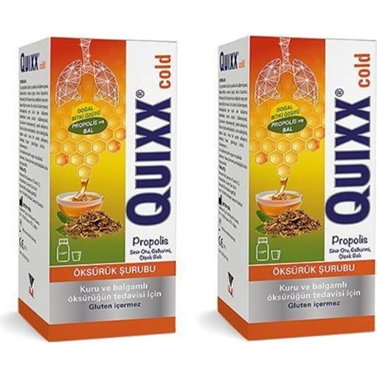 Quixx Cold Propolis Şurup 100 Ml 2 Adet Fiyatı - Taksit Seçenekleri