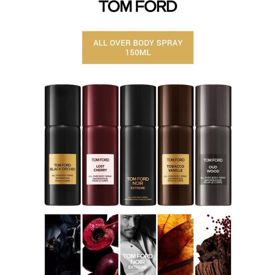 Tom Ford All Over Body Spray Serisi 5 Fiyatı - Taksit Seçenekleri
