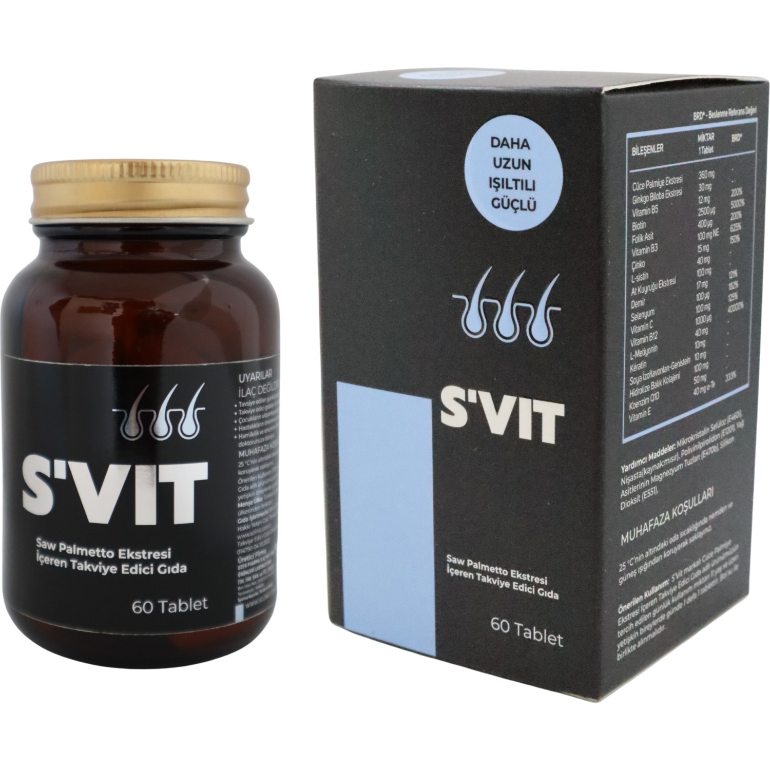 S Clinic S Vit Tablet 60 Tablet Saç Dökülmesinde Etkili Fiyatı