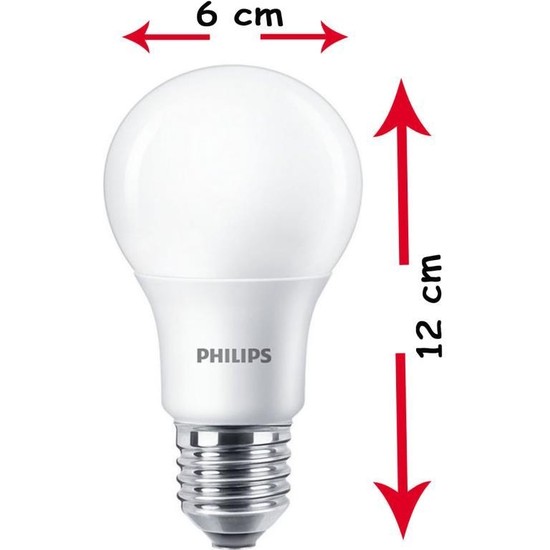 Philips 13W LED Ampul Beyaz 6500K E27 Duy (3 Adet) Fiyatı