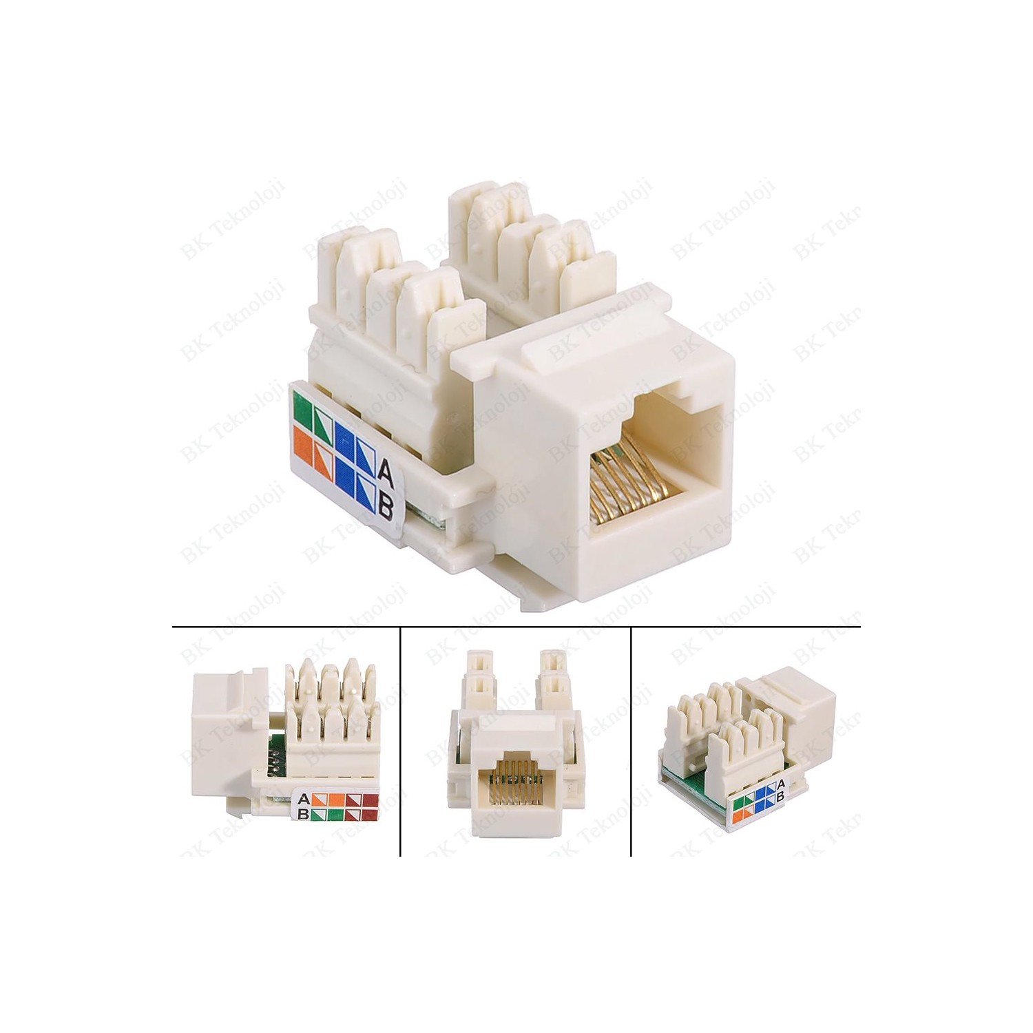 RJ45 CAT5E Keystone Jack Modül Fiyatı - Taksit Seçenekleri