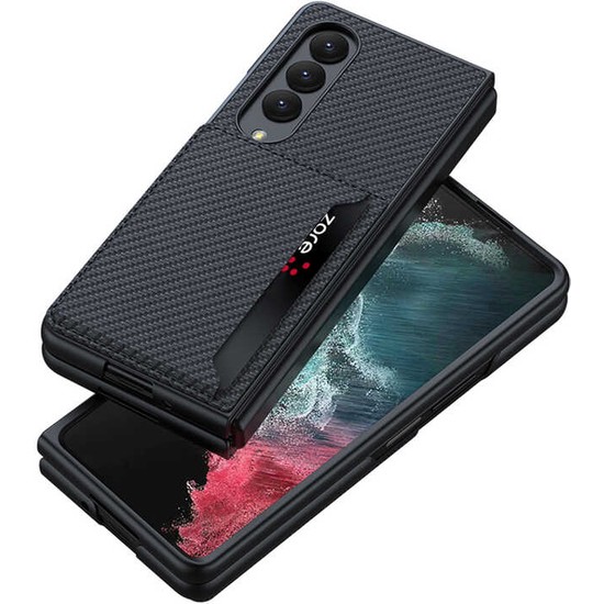 Gpack Samsung Galaxy Z Fold 4 Kılıf Karbonfiber Arka Yüzey Fiyatı