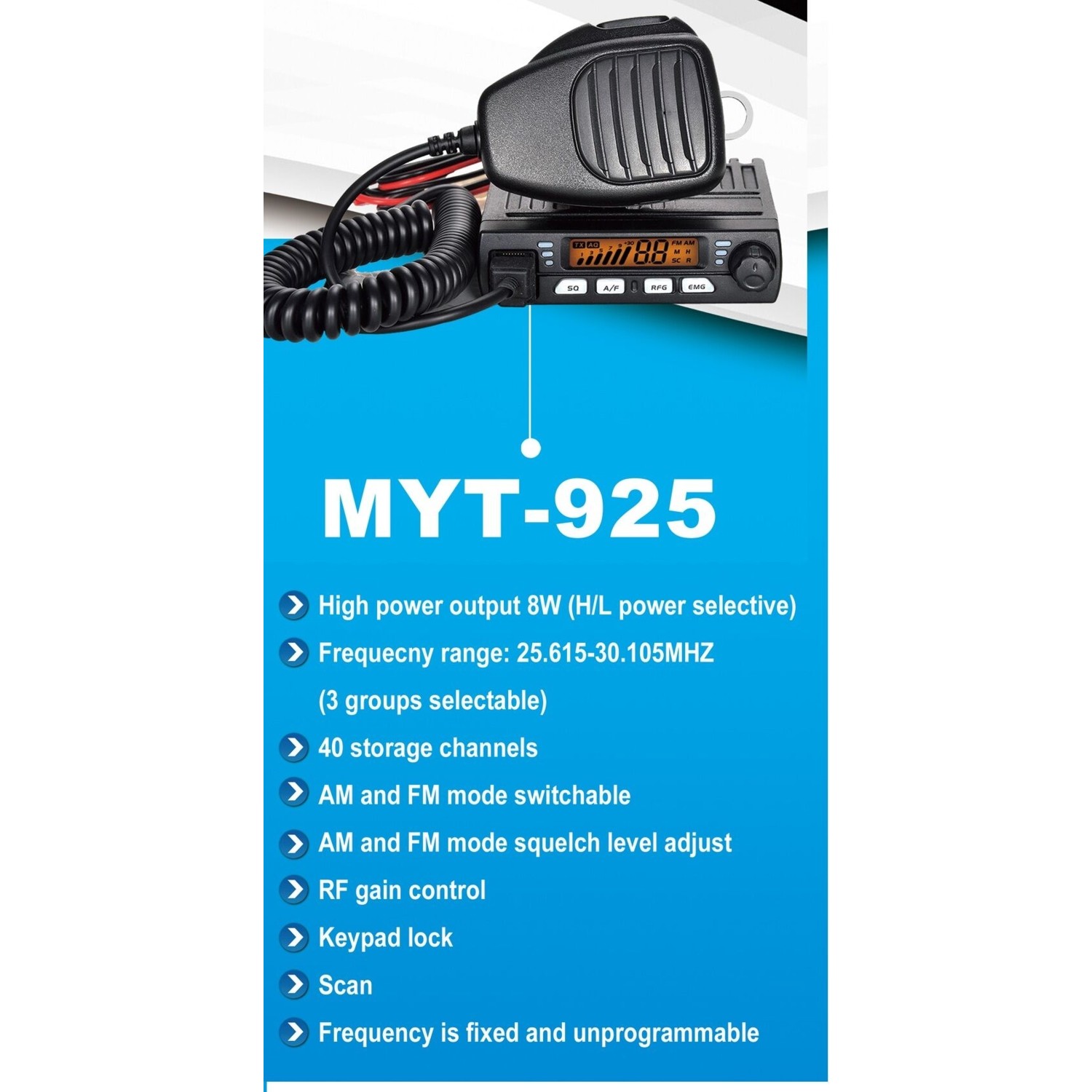 Mytetra MYT-925 Cb Telsiz ( Off Road Telsizi ) Fiyatı