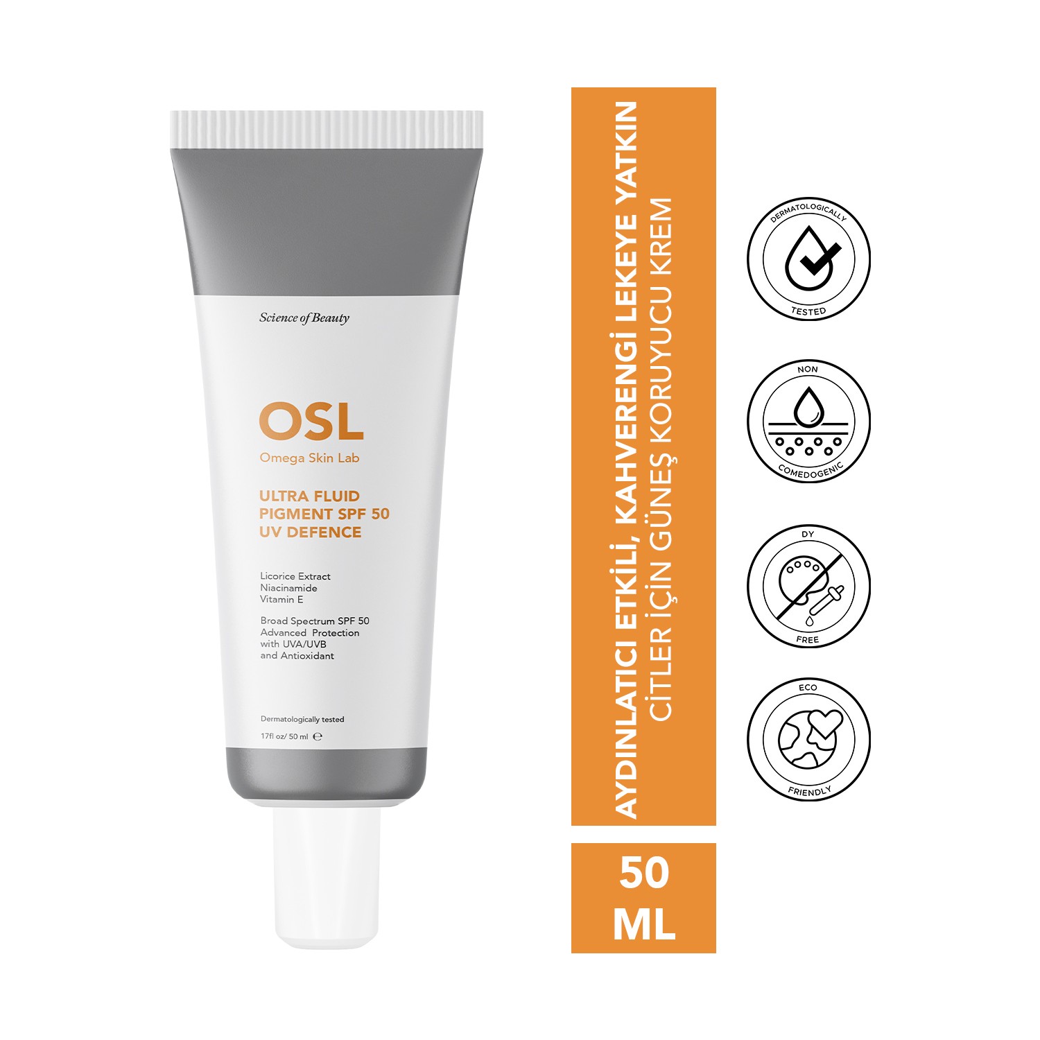 Osl Ultrafluid + Pigment Spf 50 Uv Defence 50ML Fiyatı