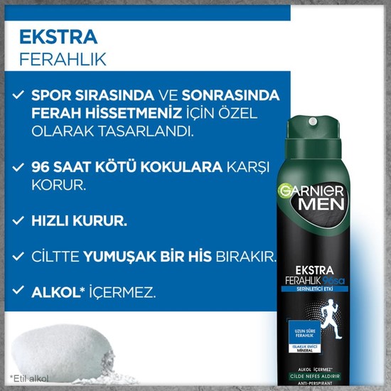 Garnier Men Ekstra Ferahlık Spray Deodorant Fiyatı