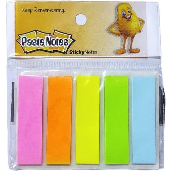 Paste Notes Kendinden Yapışkanlı Ayraç Postit 5 Renkli 1 Fiyatı