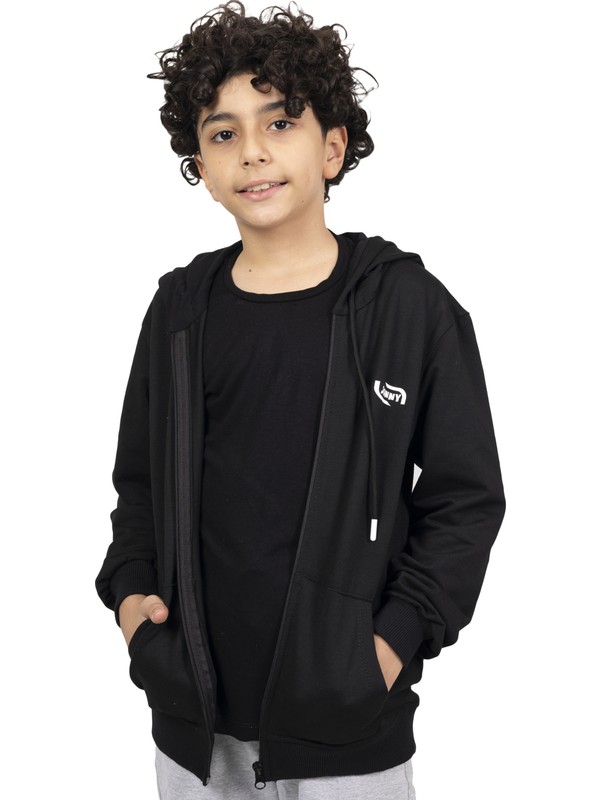 Jonny Kids Fermuarlı Kapşonlu Sweatshirt Fiyatı