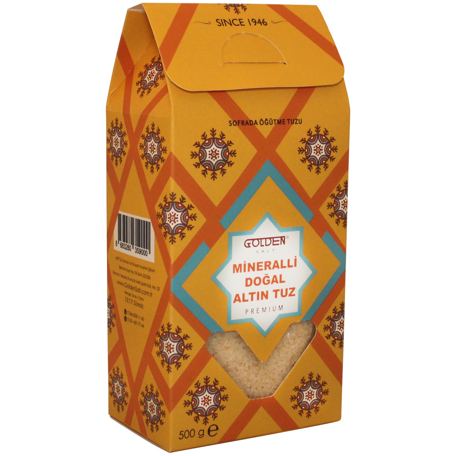 Golden Salt Mineralli Doğal Altın Tuz (Sarı Tuz) 500 gr Fiyatı