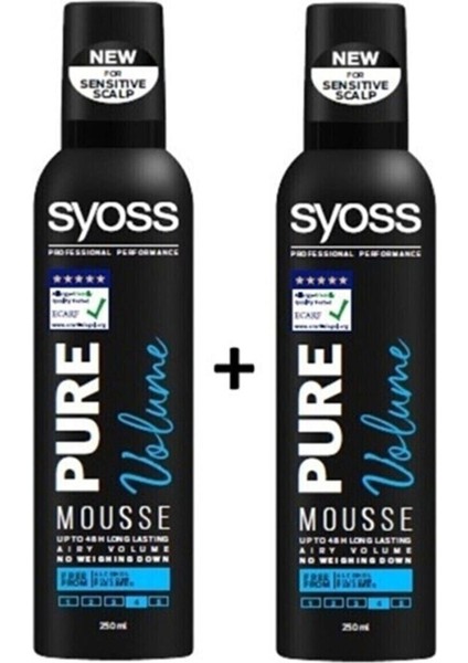 Syoss Pure Volume Saç Köpüğü 250 ml 2 Adet Fiyatı