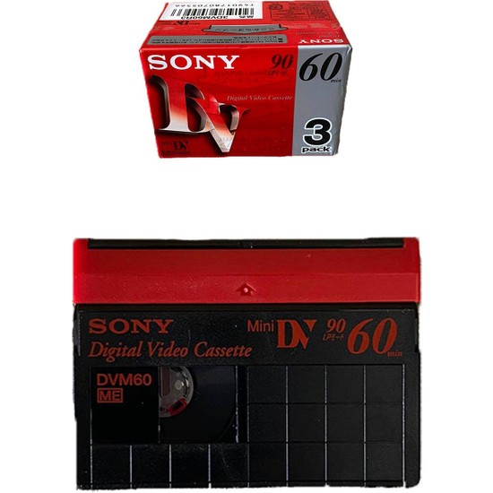 Sony Dvm 60 Mini Dv Kamera Kaseti 1 Adet - 3DVM60R3 Mini Dv Fiyatı