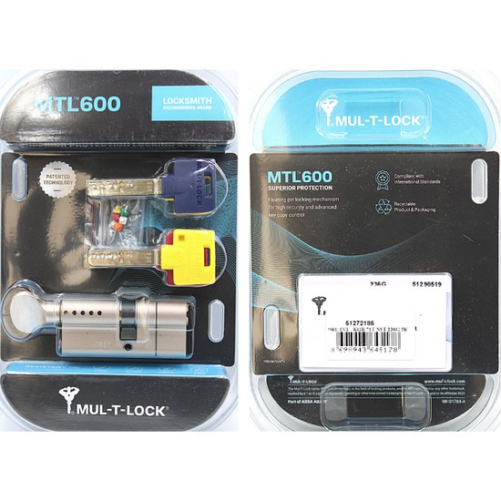 Multlock Mtl 600 Mandallı Barel Set N.saten Bilister 5 Fiyatı