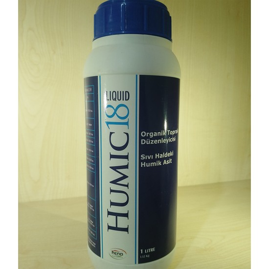 Humic18 Sıvı Humik Asit Organik Toprak Düzenleyici 1 Litre Fiyatı