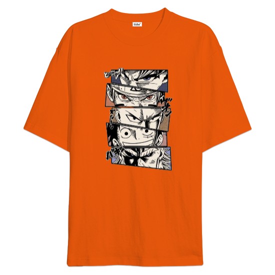 Tisho Anime Fan Tasarım Baskılı Oversize Unisex Tişört Fiyatı