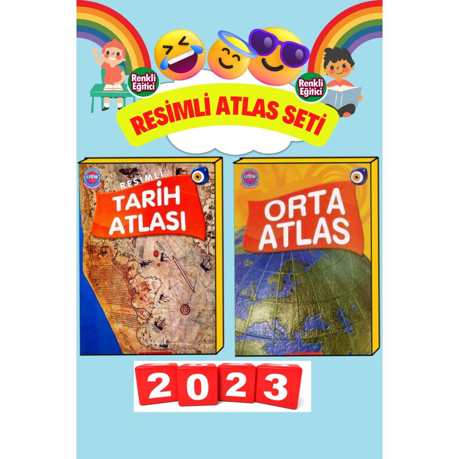 Resimli Tarih Atlası ve Orta Atlas Ikili Set Kitabı ve Fiyatı