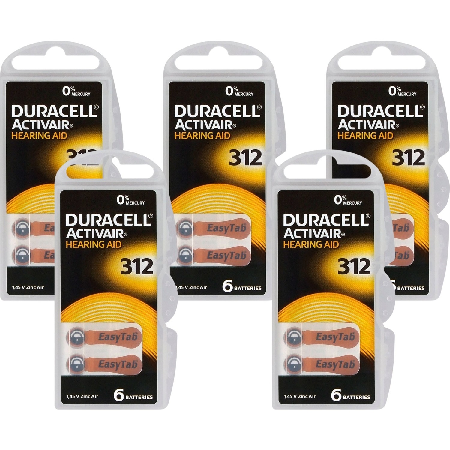 Duracell 312 Numara Işitme Cihazı Pili 10 Paket 60 Adet Fiyatı