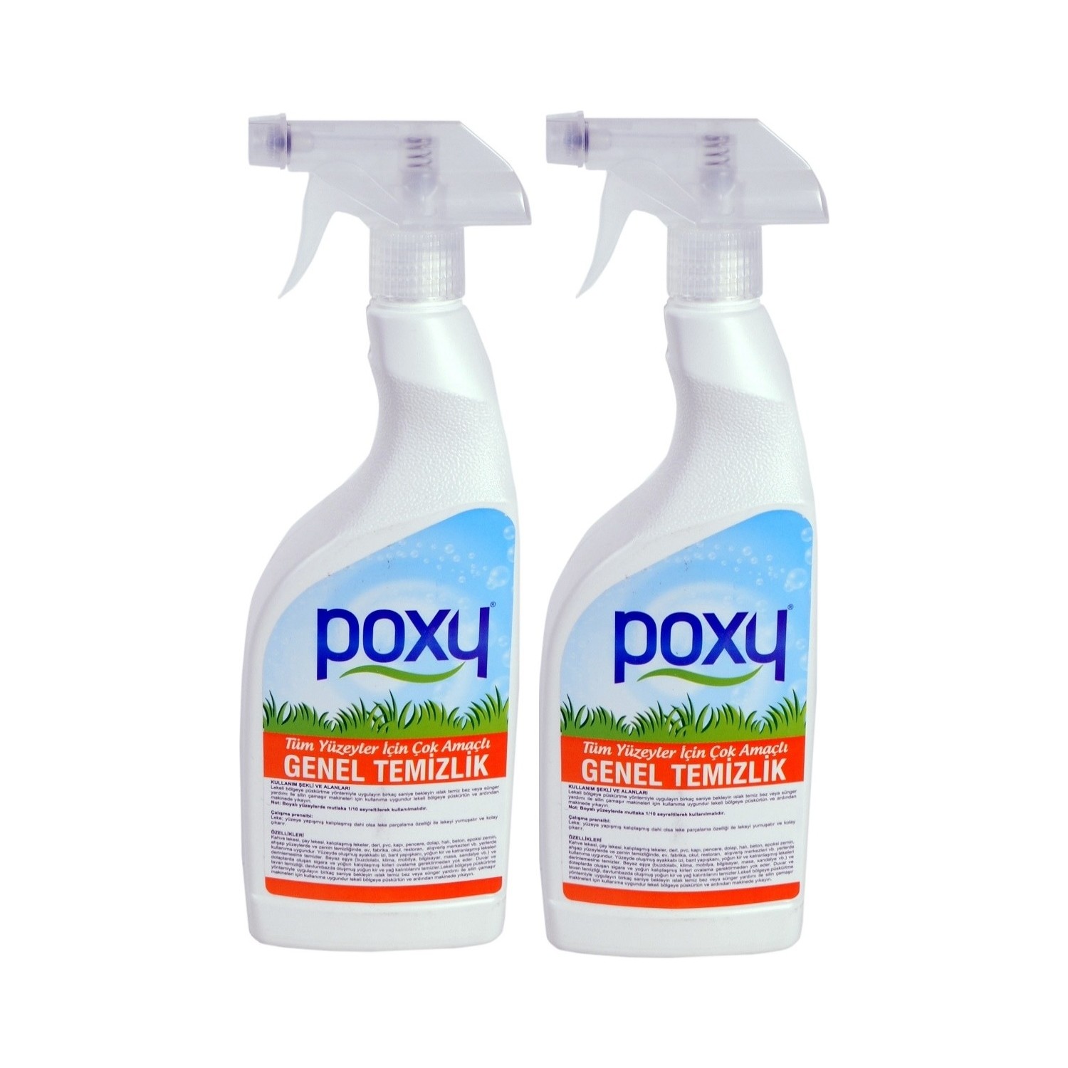 Poxy Genel Temizlik 800 ml 2'li Set - 1,5 lt Fiyatı