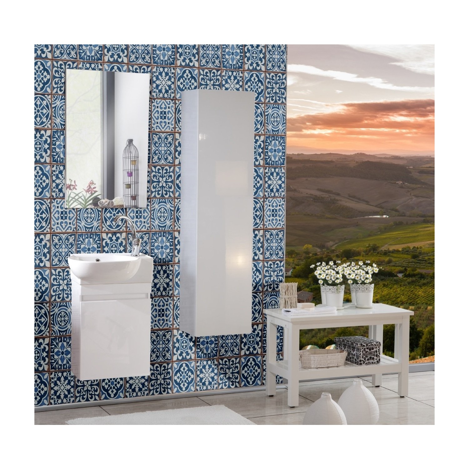 Badella City 45 V1 45 cm Banyo Dolabı Fiyatı - Taksit Seçenekleri