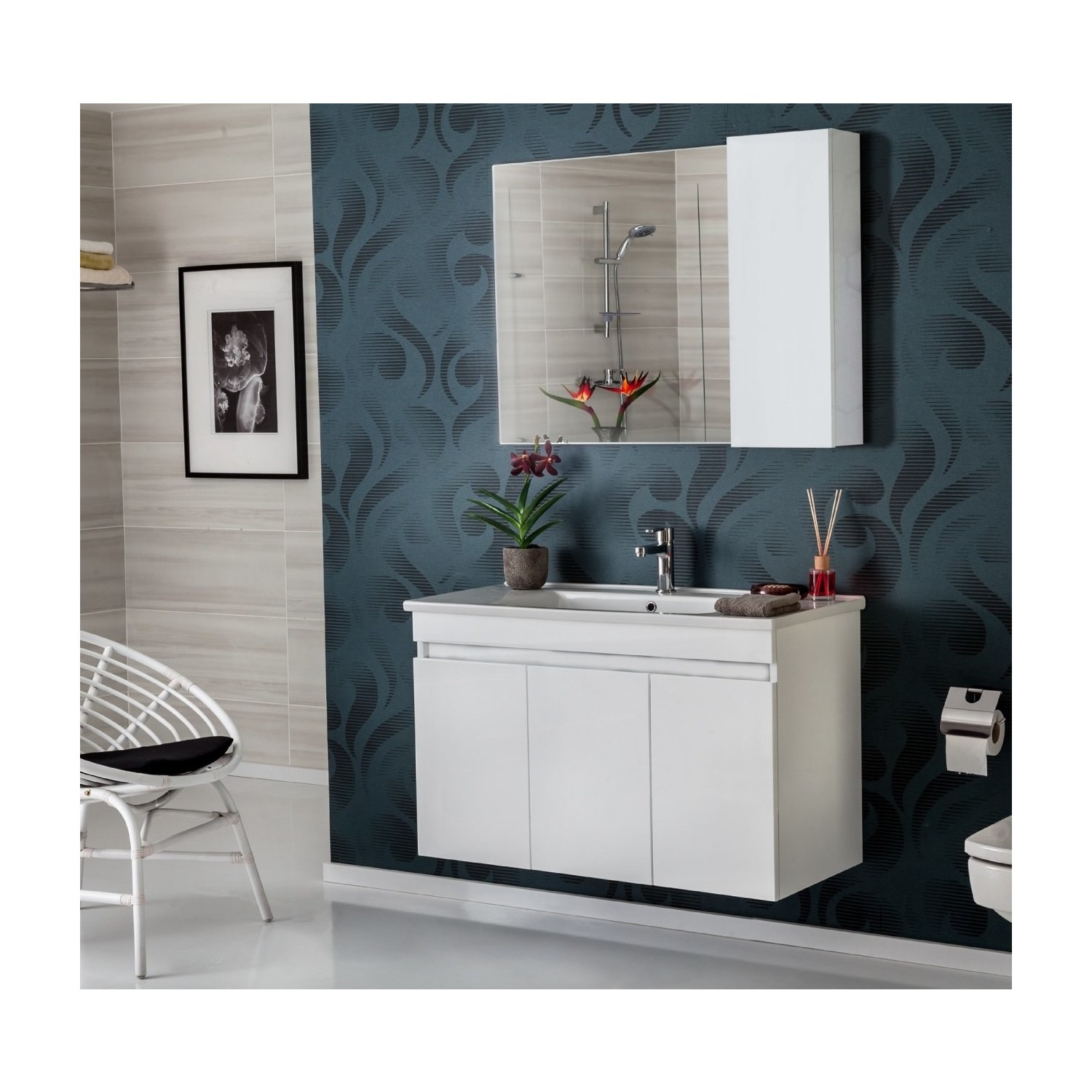 Badella Rapid 100 V3 100 cm Banyo Dolabı Fiyatı