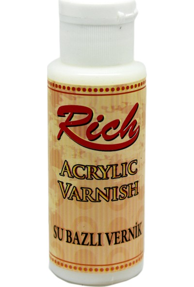 Rich Su Bazlı Akrilik Vernik 130Cc