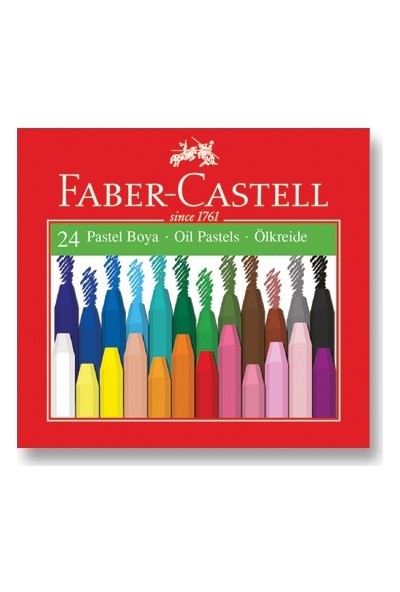 Faber-Castell Karton Kutu Pastel Boya 24 Renk