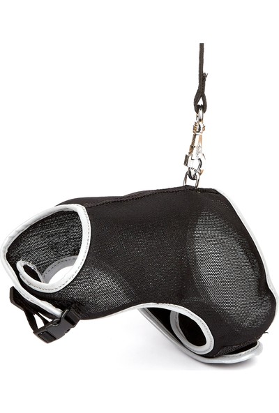 Doggie Havalı Ped Göğüs Tasma Seti Siyah 25 x 30 cm + 110 cm Doggie Havalı Ped Göğüs Tasma Seti Siyah 25 x 30 cm + 110 cm