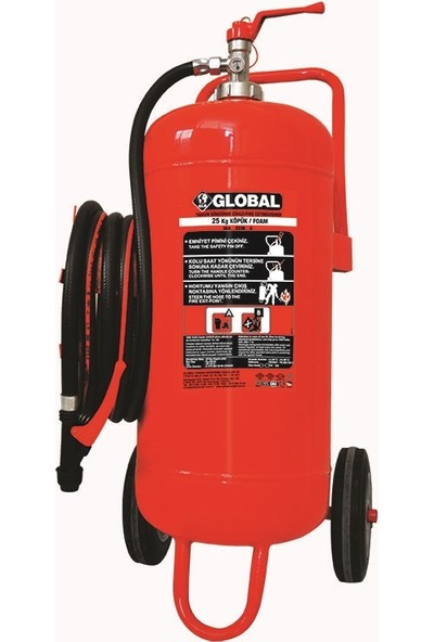 Global Yangın Tüpü Köpüklü 25 Lt Global Global Yangın Tüpü Köpüklü 25 Lt Global