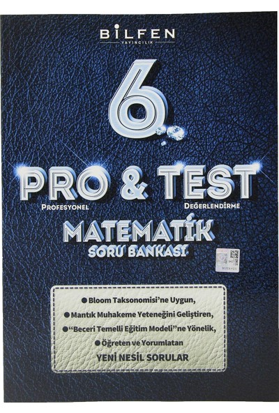 Bilfen Yayıncılık 6. Sınıf Pro&Test Matematik Soru Bankası Bilfen Yayıncılık 6. Sınıf Pro&Test Matematik Soru Bankası