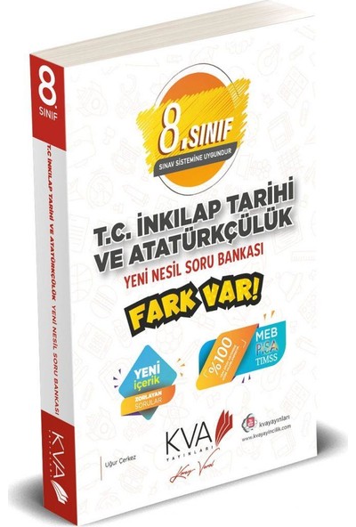 Koray Varol Yayınları 8. Sınıf Fark Var T.C İnkılap Tarihi ve Atatürkçülük Soru Bankası Koray Varol Yayınları 8. Sınıf Fark Var T.C İnkılap Tarihi ve Atatürkçülük Soru Bankası