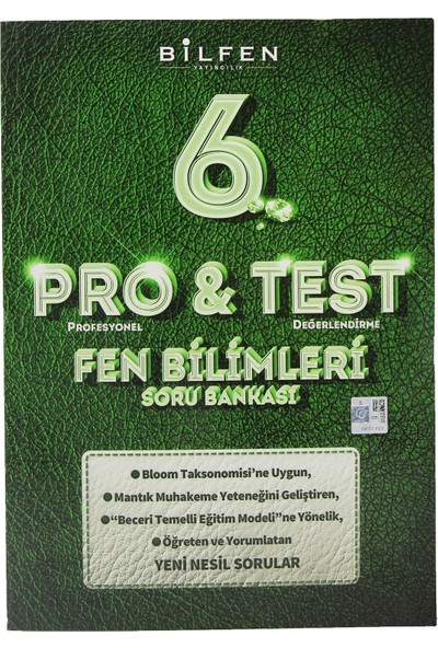Bilfen Yayıncılık 6. Sınıf Pro&Test Fen Bilimleri Soru Bankası