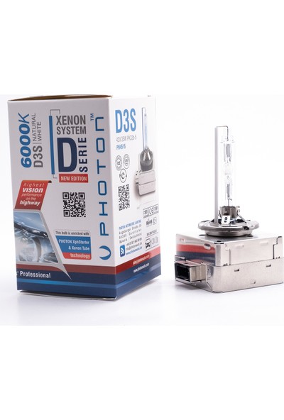 Photon D3S 6000K +%50 Fazla Işık Oem Ampul Photon D3S 6000K +%50 Fazla Işık Oem Ampul