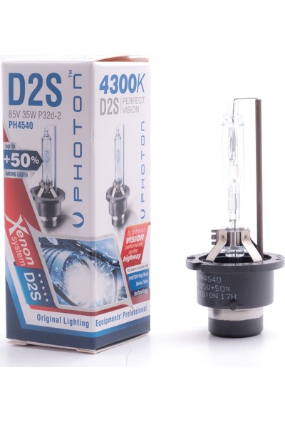 Photon D2S 4300K +%50 Fazla Işık Oem Ampul Photon D2S 4300K +%50 Fazla Işık Oem Ampul