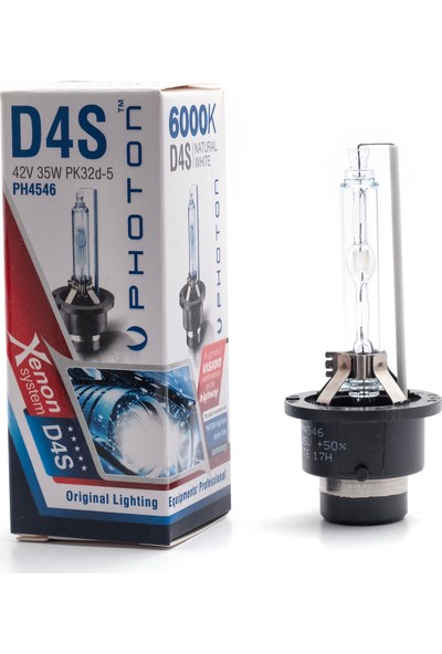 Photon D4S 6000K +%50 Fazla Işık Oem Ampul Photon D4S 6000K +%50 Fazla Işık Oem Ampul