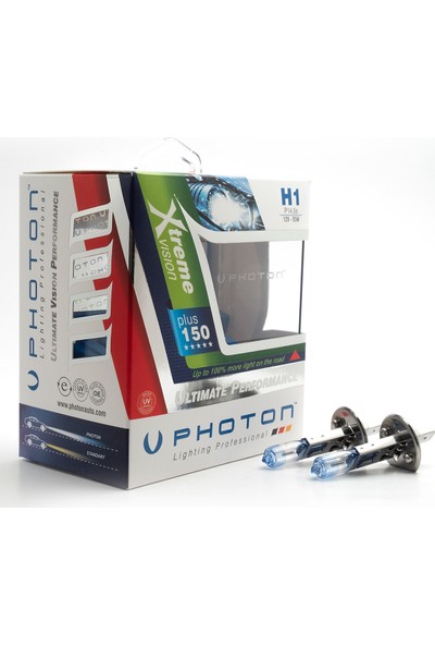 Photon H1 12V 55W Xtreme Vision +%100 Photon H1 12V 55W Xtreme Vision +%100