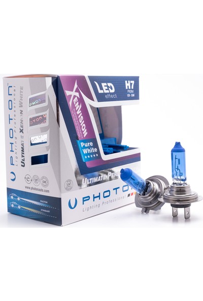Photon H7 12V 55W 5000K Diamond Vision Photon H7 12V 55W 5000K Diamond Vision