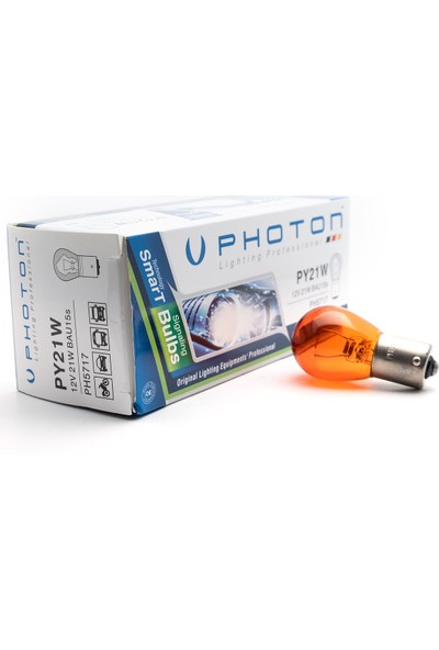 Photon Py21W 12V 93 Amber Şaş Photon Py21W 12V 93 Amber Şaş