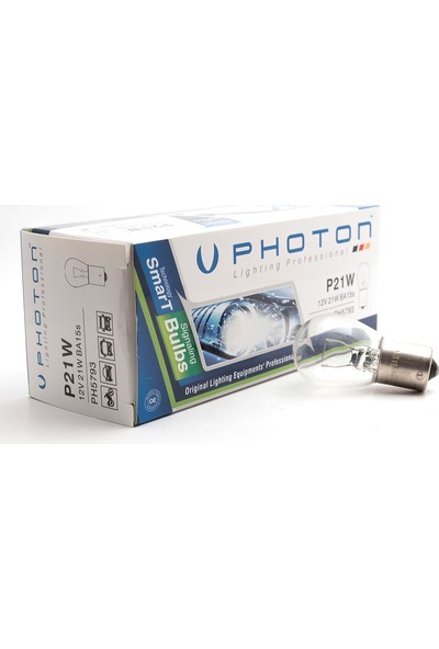 Photon P21W 12V 93 Standart Ampul Photon P21W 12V 93 Standart Ampul