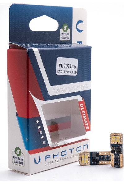 Photon W5W T10 Ph7021 Can-Bus Özel Plaka Led Photon W5W T10 Ph7021 Can-Bus Özel Plaka Led