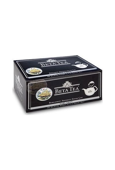 Beta Earl Grey Demlik Poşet 100 x 3,2 GR (Bergamot - Tomurcuk Çayı) Beta Earl Grey Demlik Poşet 100 x 3,2 GR (Bergamot - Tomurcuk Çayı)