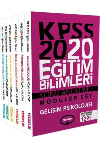 Yediiklim 2020 Kpss Eğitim Bilimleri Konu Anlatımlı Modüler Set Yediiklim 2020 Kpss Eğitim Bilimleri Konu Anlatımlı Modüler Set