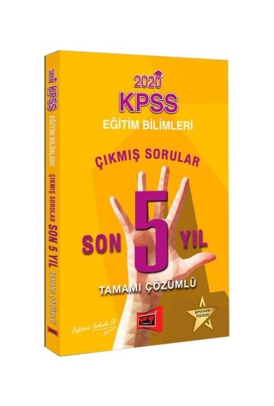 Yargı Yayınevi 2020 KPSS Eğitim Bilimleri Son 5 Yıl Tamamı Çözümlü Çıkmış Sorular
