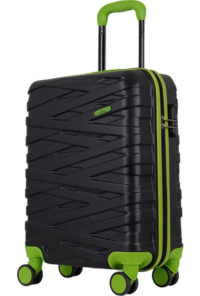 Ççs Nc 092 Abs Kabin Boy Valiz Siyah Yeşil